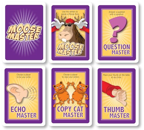 Moose Master - Laugh Until You Cry Fun - Your Cheeks Will Hurt from Smiling and Laughing so Hard - for Fun People Looking for A Hilarious Night in a Box