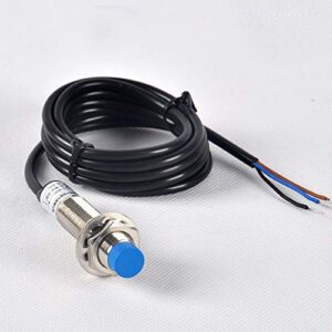 2pcs dc 5v npn no m12 4mm sensor lj12a3-4-z/bx inductive proximity sensor switch for 3d printer cnc z probe auto bed leveling