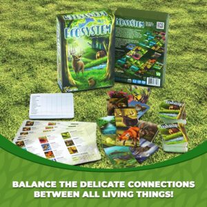 Ecosystem - A Family Card Game about Animals, their Habitats, and Biodiversity - Card Game for Kids 10+ and Adults - Family Games - Kids Board Games for Environmental Science Class - Fun Board Games