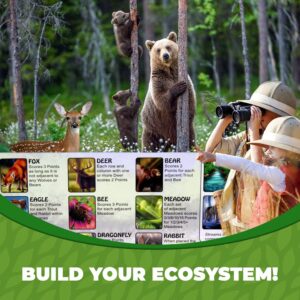 Ecosystem - A Family Card Game about Animals, their Habitats, and Biodiversity - Card Game for Kids 10+ and Adults - Family Games - Kids Board Games for Environmental Science Class - Fun Board Games