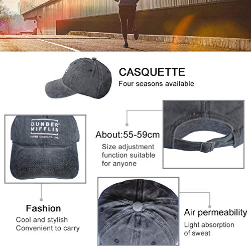 Denim Cap Without Music Life Would B Flat Baseball Dad Cap Classic Adjustable Sports for Men Women Hat