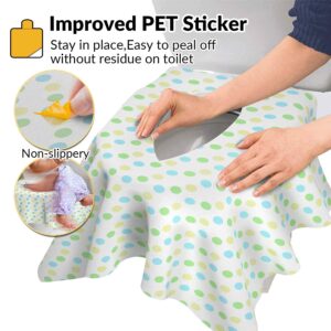 Gimars 20 Packs XL Large Full Cover Disposable Travel Toilet Potty Seat Covers - Individually Wrapped Portable Potty Shields for Adult, The Pregnant, Kids and Toddler Potty Training