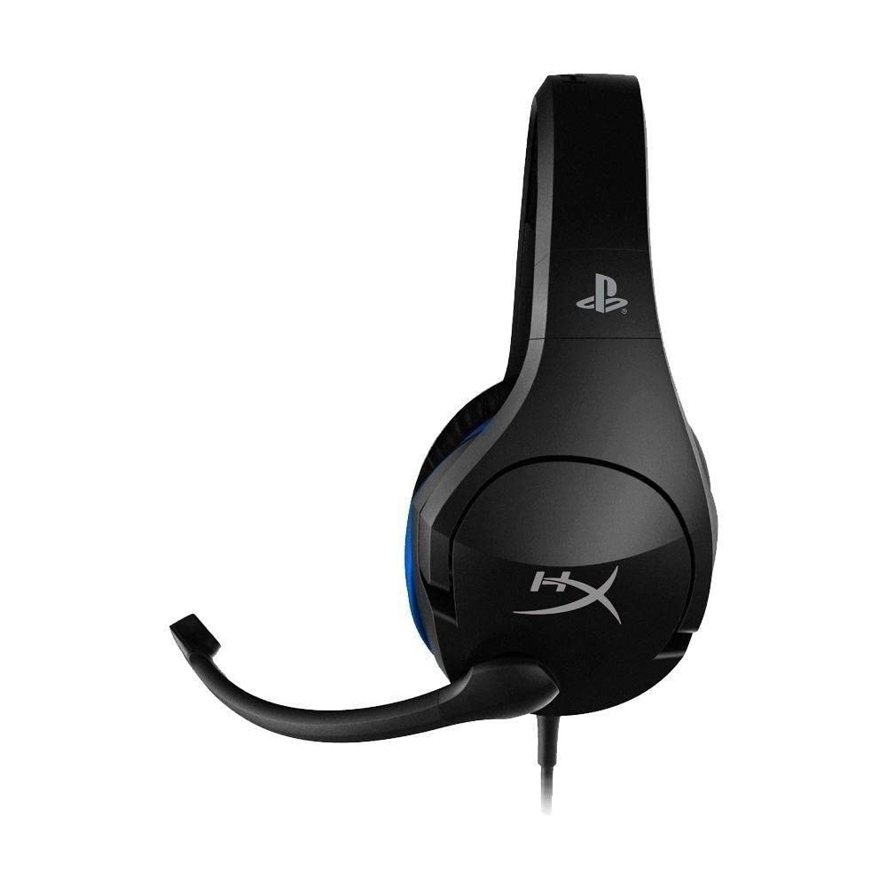 HyperX Cloud Stinger - Gaming Headset, Official Licensed for PS4 and PS5, Lightweight, Rotating Ear Cups, Memory Foam, Comfort, Durability, Steel Sliders, Swivel-to-Mute Noise-Cancellation Mic,Black