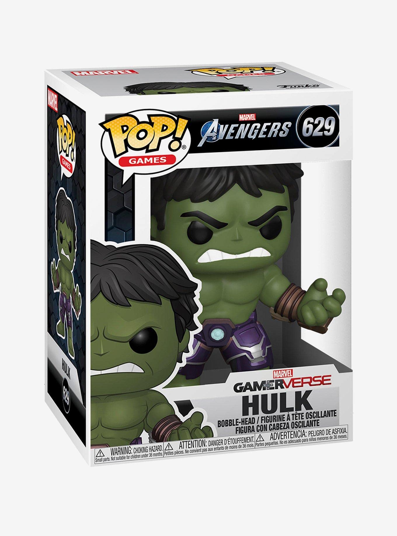 Funko Pop! Marvel: Avengers Game - Hulk (Stark Tech Suit), Multicolor, Model:47759