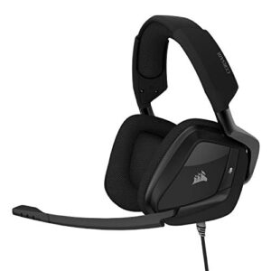 corsair void elite surround premium gaming headset with 7.1 surround sound - discord certified - works with pc, xbox series x, xbox series s, ps5, ps4, nintendo switch - carbon