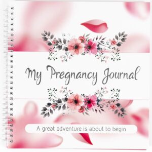 Unconditional ROSIE Pregnancy Journal & Baby Memory Book with Stickers - Planner for First Time Moms - 2022