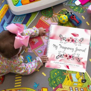 Unconditional ROSIE Pregnancy Journal & Baby Memory Book with Stickers - Planner for First Time Moms - 2022