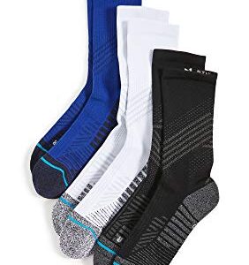 Stance Athletic Crew 3 Pack Socks (Small, Multi)