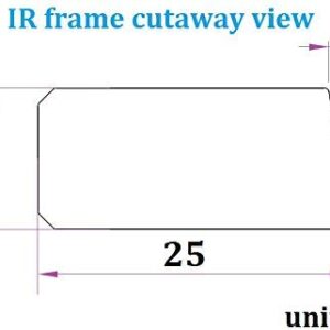 Deyowo 80 Inch Interactive 10 Points Infrared IR Touch Screen Overlay Frame Free Driver