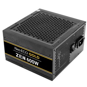 Antec NeoECO Gold Zen Series NE600G Zen 600W ATX12V 2.4 80 Plus Gold Certified Non-Modular Active PFC Power Supply