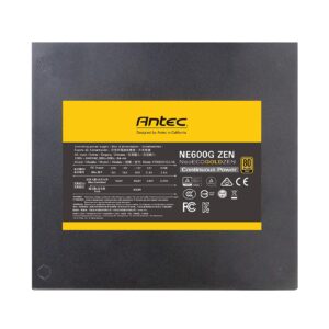 Antec NeoECO Gold Zen Series NE600G Zen 600W ATX12V 2.4 80 Plus Gold Certified Non-Modular Active PFC Power Supply