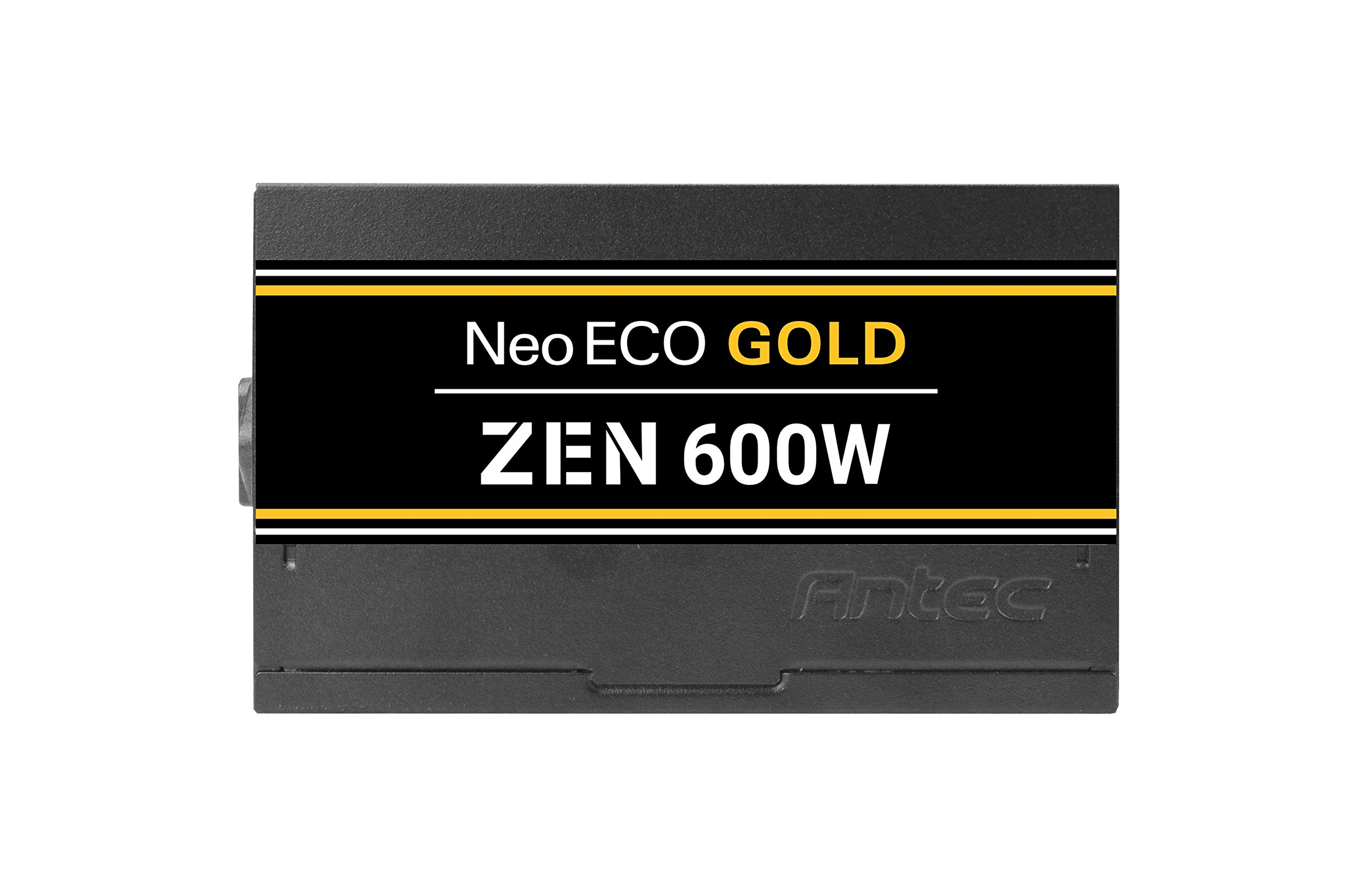 Antec NeoECO Gold Zen Series NE600G Zen 600W ATX12V 2.4 80 Plus Gold Certified Non-Modular Active PFC Power Supply