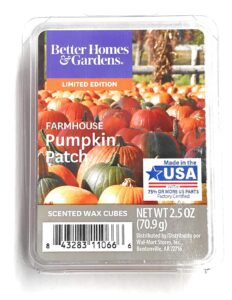 better homes & gardens scented wax cubes, 2019 limited edition (farmhouse pumpkin patch)