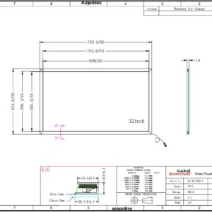 GreenTouch 32 inch Infrared Touch Frame, ir Touch Overlay, Infrared Touch Frame Bezel, Touch Screen Overlay…