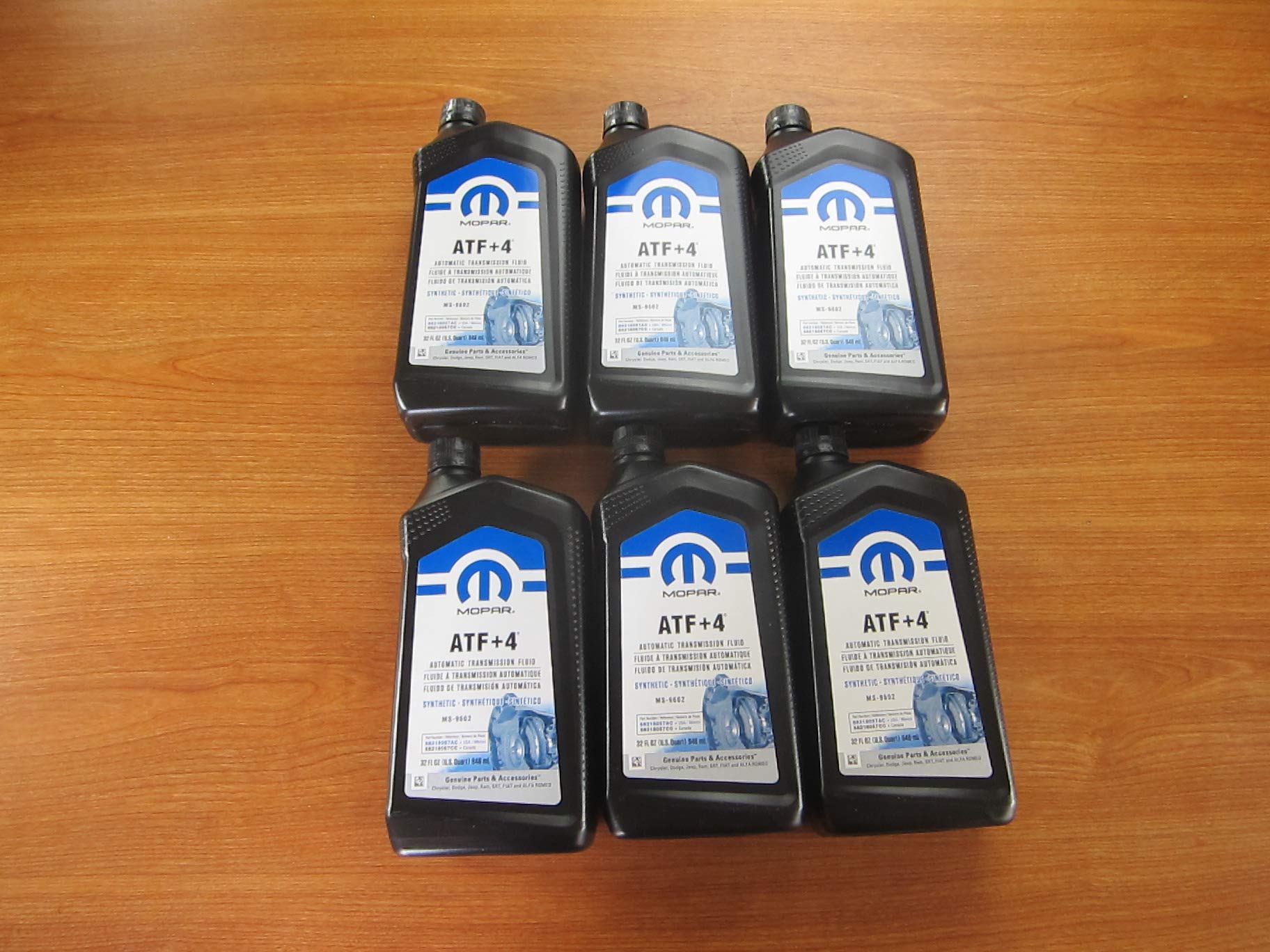 Mopar Six Quarts of Automatic Transmission Fluid + 4 New OEM