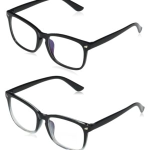 Amazon Essentials Unisex Blue Light & UV400 Blocking Glasses, Non Prescription