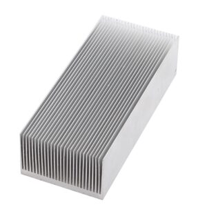 xnrtop aluminum heat radiator heatsink cooling fan 150x69x37mm silver tone