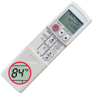 replacement mitsubishi electric mr slim air conditioner remote control msz-ge06na msz-ge09na msz-ge12na msz-ge15na msz-ge18na msz-ge06na-8 msz-ge09na-8 msz-ge12na-8 msz-ge15na-8 msz-ge18na-8