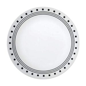 plate blk/wht 8.5"