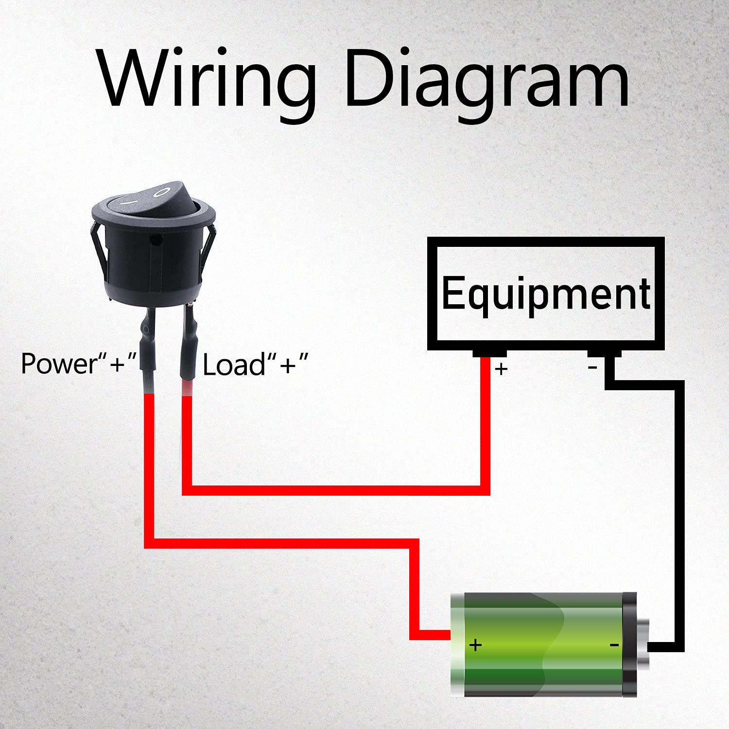 TWTADE 10Pcs Rocker Switch ON/Off SPST 2Pin Latching Toggle Switch Snap Round with Pre-Wired 6A/250V 10A/125V AC for Boat,Car etc.KCD1-X-Y