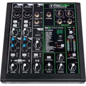 Mackie ProFX6v3 6-channel Mixer with USB and Effects