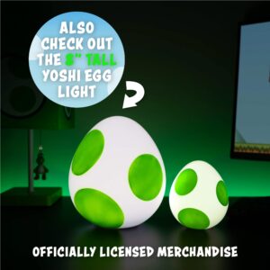 Paladone Yoshi Egg Light 5 in x 4 in - Officially Licensed Super Mario Bros Nintendo Decor