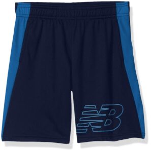 new balance kids boys' little performance short, lapis blue, 5