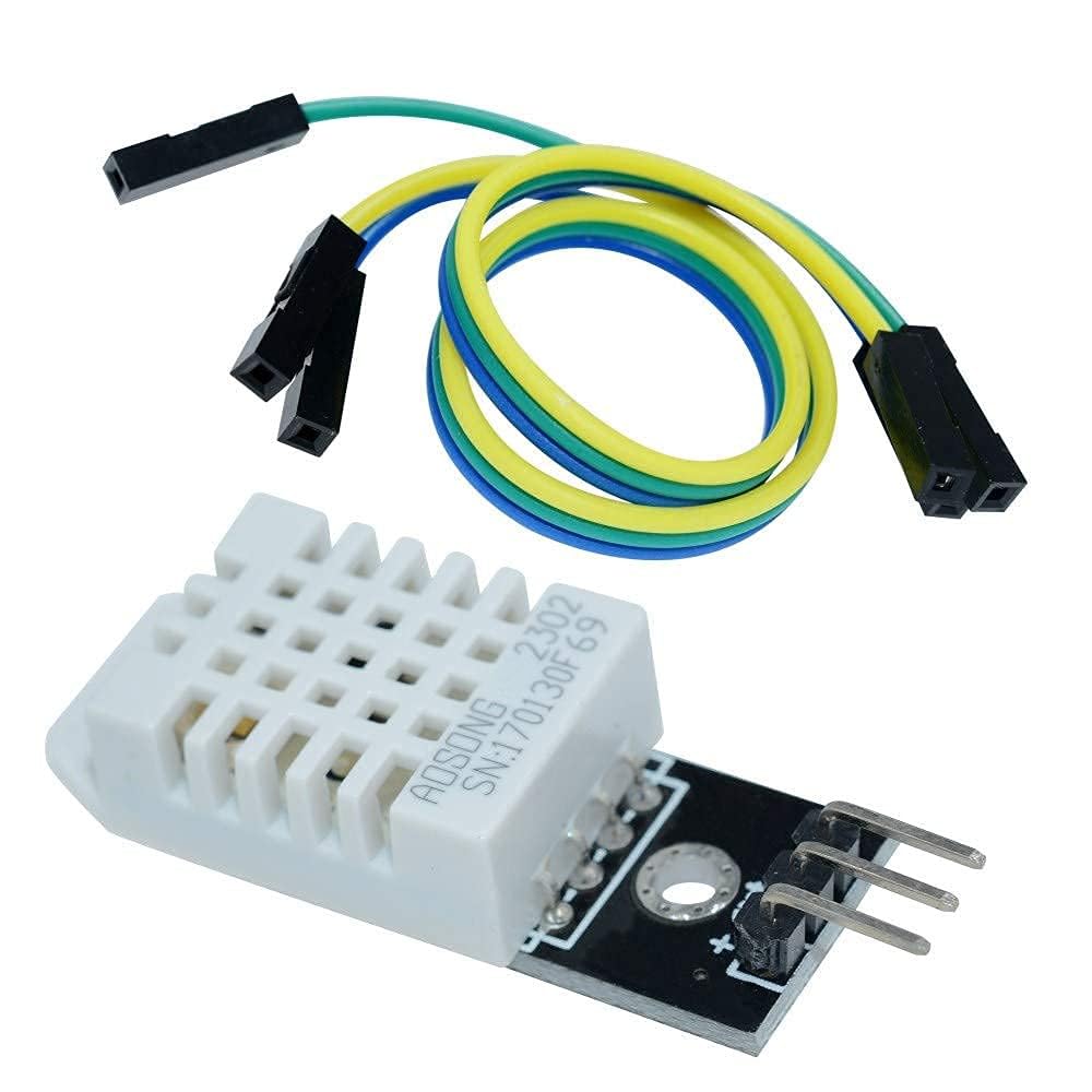 Aideepen 5PCS DHT/2302 Digital Temperature and Humidity Sensor Module Temp Humidity Monitor 3Pins Module with Cable