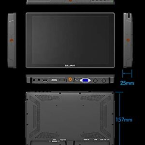 LILLIPUT 10.1" FA1016/C IPS FHD 1000:1 HDMI/VGA Supports 4K 30Hz Glass+Glass Technology USA Official Seller VIVITEQ (USA Service Directly)