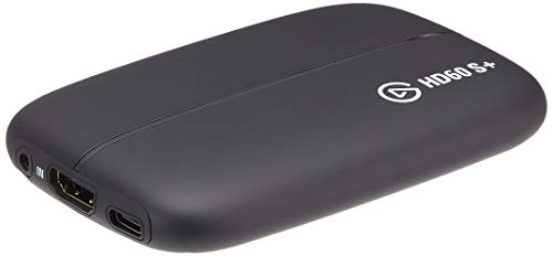 Elgato HD60 S+, External Capture Card, Stream and Record in 1080p60 HDR10 or 4K60 HDR10 with ultra-low latency on PS5, PS4/Pro, Xbox Series X/S, Xbox One X/S, in OBS and more, works with PC and Mac