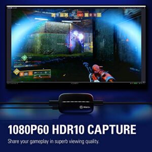 Elgato HD60 S+, External Capture Card, Stream and Record in 1080p60 HDR10 or 4K60 HDR10 with ultra-low latency on PS5, PS4/Pro, Xbox Series X/S, Xbox One X/S, in OBS and more, works with PC and Mac