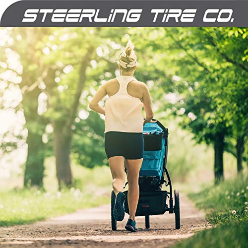 Two 16'' x 1.5/1.75 R and One 12.5'' x 1.75/2.15 F Premium Explosion Proof Inner Tire Tube for All BOB Revolution & Stroller Strides - BOB Stroller Tire Replacement Set [3 Pack] Steerling Tire Co.