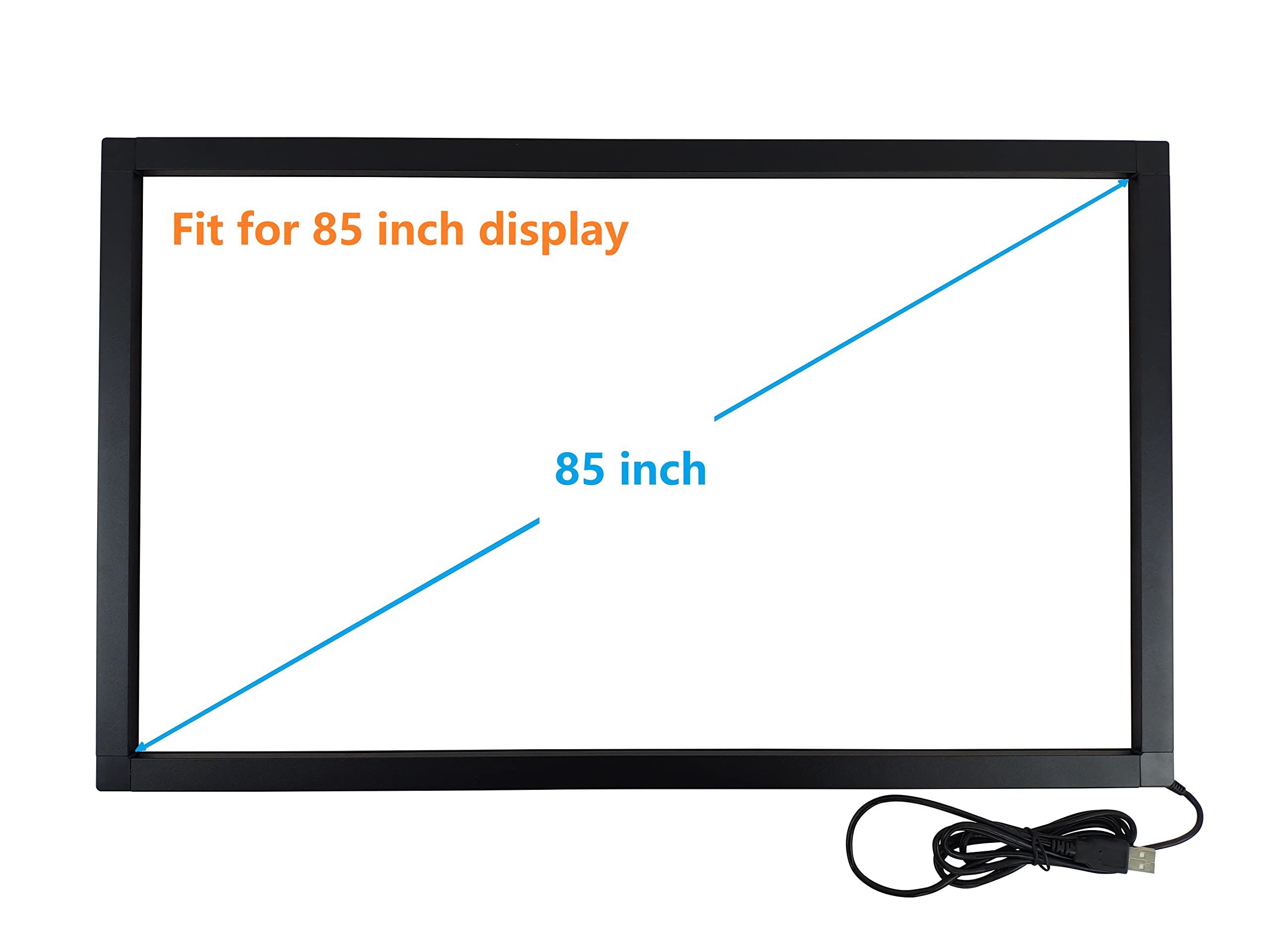 Deyowo 85 Inch Interactive 10 Points Infrared IR Touch Screen Overlay Frame Free Driver