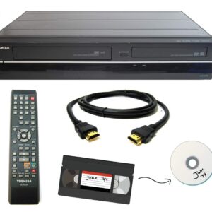 Toshiba VHS to DVD Recorder VCR Combo w/ Remote, HDMI