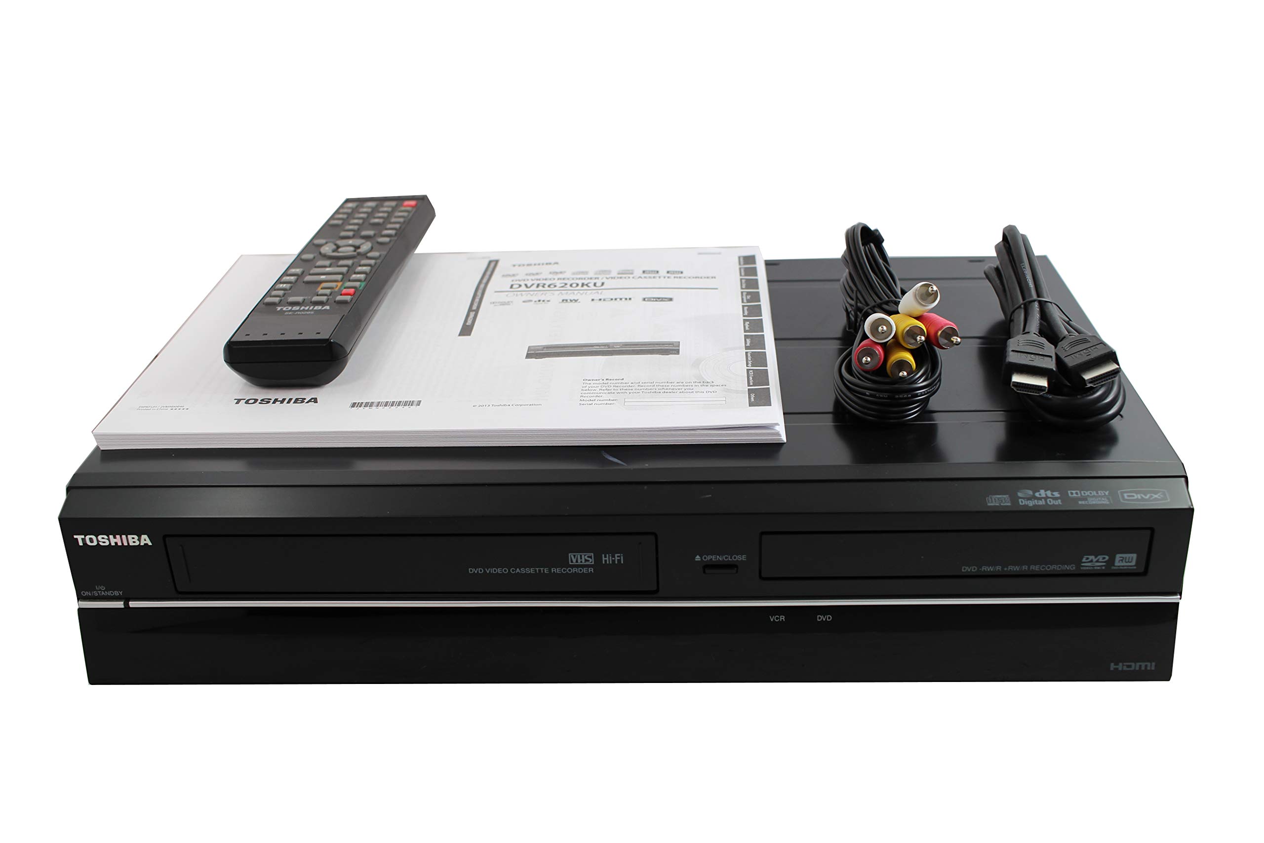 Toshiba VHS to DVD Recorder VCR Combo w/ Remote, HDMI