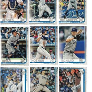 San Diego Padres/Complete 2019 Topps Series 1 and 2 Baseball Team Set! (24 Cards) With Fernando Tatis Jr. Rookie Card! Includes 3 bonus Tony Gwynn Padres Cards!