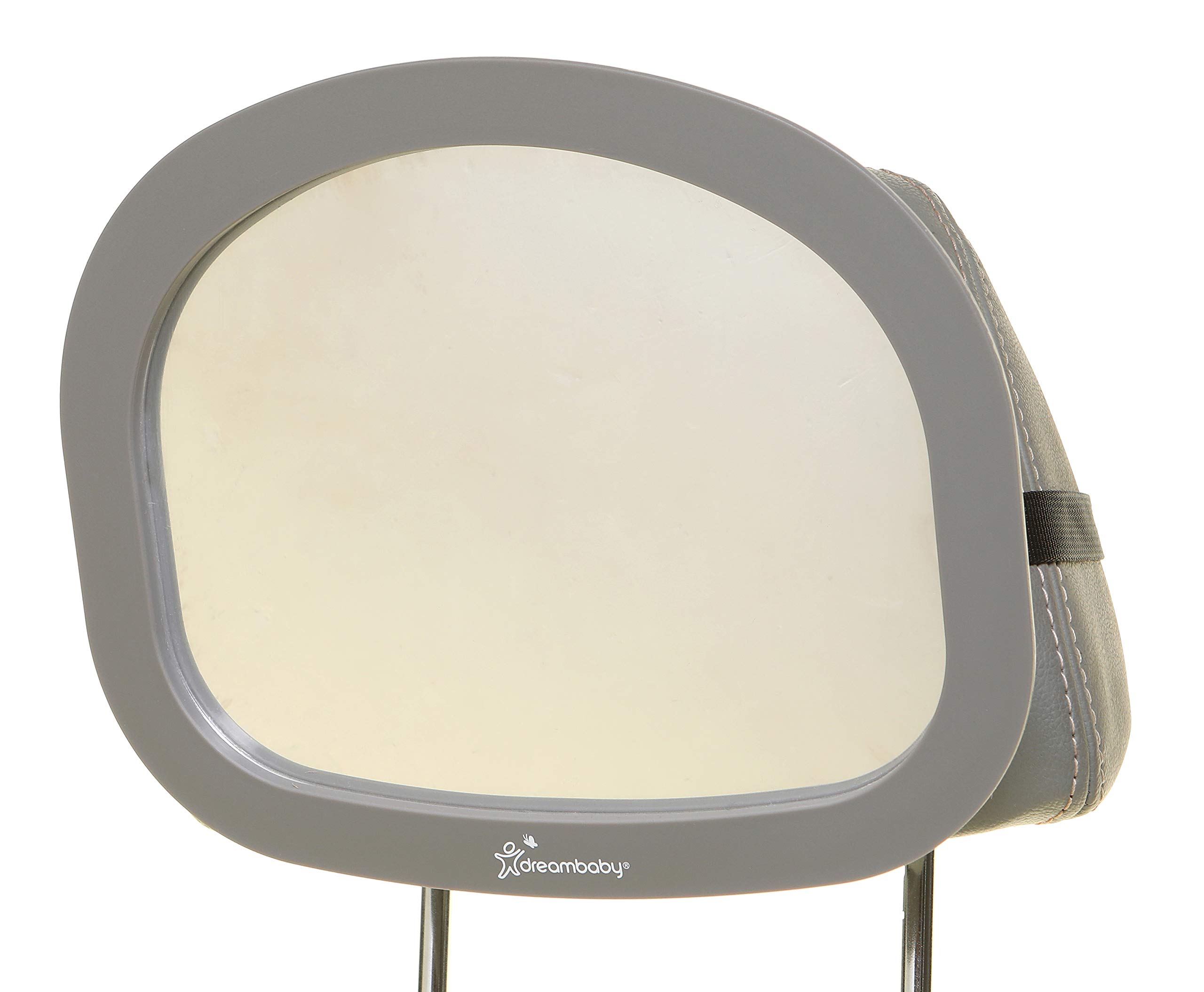 Dreambaby EZY-Fit Adjustable Rearview Backseat Mirror - Large Wide Angle Mirror - Model L1228BB