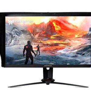 Acer Predator XB273K Sbmiprzx 27" UHD (3840 x 2160) IPS NVIDIA G-SYNC Monitor, VESA Certified DisplayHDR 400, Quantum Dot, 144Hz, 4ms, DCI-P3, Delta E<2 (1 x Display Port & 1 x HDMI Port),Black