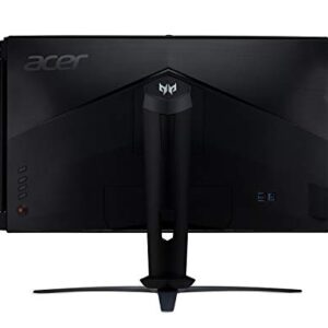 Acer Predator XB273K Sbmiprzx 27" UHD (3840 x 2160) IPS NVIDIA G-SYNC Monitor, VESA Certified DisplayHDR 400, Quantum Dot, 144Hz, 4ms, DCI-P3, Delta E<2 (1 x Display Port & 1 x HDMI Port),Black