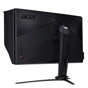 Acer Predator XB273K Sbmiprzx 27" UHD (3840 x 2160) IPS NVIDIA G-SYNC Monitor, VESA Certified DisplayHDR 400, Quantum Dot, 144Hz, 4ms, DCI-P3, Delta E<2 (1 x Display Port & 1 x HDMI Port),Black