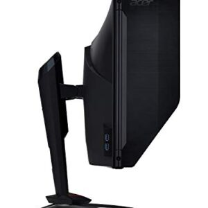 Acer Predator XB273K Sbmiprzx 27" UHD (3840 x 2160) IPS NVIDIA G-SYNC Monitor, VESA Certified DisplayHDR 400, Quantum Dot, 144Hz, 4ms, DCI-P3, Delta E<2 (1 x Display Port & 1 x HDMI Port),Black