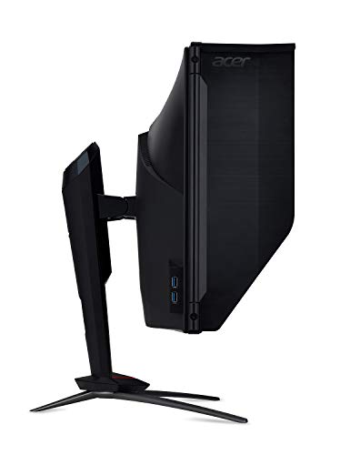 Acer Predator XB273K Sbmiprzx 27" UHD (3840 x 2160) IPS NVIDIA G-SYNC Monitor, VESA Certified DisplayHDR 400, Quantum Dot, 144Hz, 4ms, DCI-P3, Delta E<2 (1 x Display Port & 1 x HDMI Port),Black