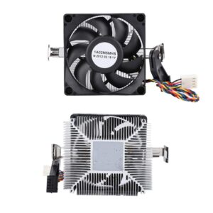 12V CPU Cooling Fan, Extruded Aluminum Heatsink CPU Cooler Hydraulic Bearing 2200RPM High Speed 7015 Silent Fan for AMD