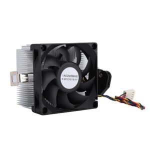 12V CPU Cooling Fan, Extruded Aluminum Heatsink CPU Cooler Hydraulic Bearing 2200RPM High Speed 7015 Silent Fan for AMD