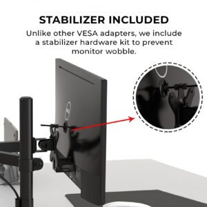 HumanCentric VESA Mount Adapter Compatible with Dell Monitors SE2416HX, SE2717HX, SE2717HR, SE2717H, S2216M, S2216H, SE2716H, SE2216H, SE2417HG, SE2416H, S2216H