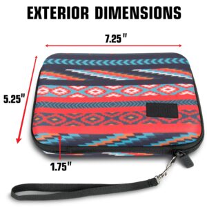 USA GEAR Multimeter Case with Hard Shell Exterior and Wrist Strap - Compatible with Innova 3320 Digital Multimeter, Crenova MS8233D, Klein Tools Multi Meter, and AstroAI Multimeter 2000 - Southwest