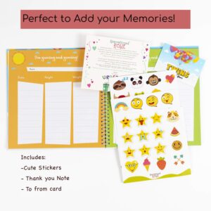 Twins' First-Year Chronicle: Celebrate a Year of Precious Moments | Beautiful Baby Keepsake Journal with Stickers, Family Tree, Letters from Parents, and More