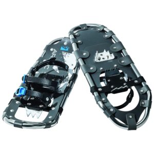 franklin sports snowshoes for men and women - lightweight aluminum snowshoes for adults - easy to use adjustable snowshoes - carry bag included - 36"