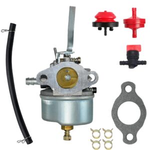 jdllong 631927 carburetor fits for tecumseh h50 h60 engine toro 38045 38050 38040 snowthrower carb w/gasket