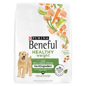 purina beneful healthy weight dry dog food with farm-raised chicken - 14 lb. bag